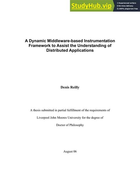 A Dynamic Middleware Based Instrumentation Framework To Assist The