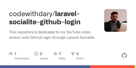 github codewithdary laravel socialite github login this repository