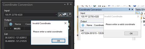 Visibility And Coordinate Conversion Crashing When Invalid Coordinates Pasted Issue