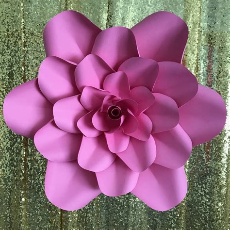 3d Paper Flowers Template