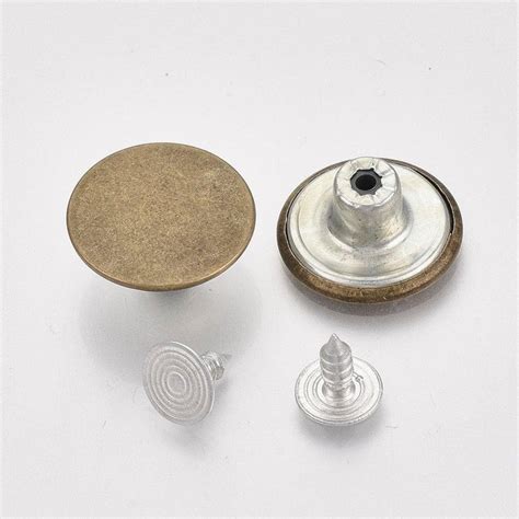 Brass Tack Jean Button Etsy