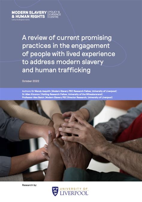 A Review Of Current Promising Practices In The Engagement Of People With Lived Experience To