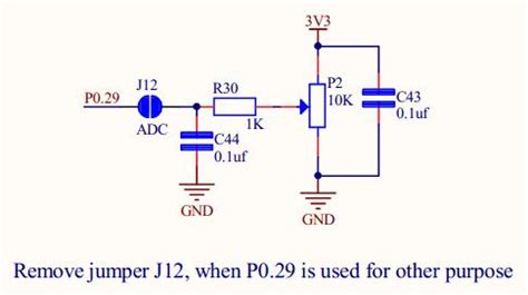 ARM LPC Mini Development Board POT Interfacing ADC RhydoLABZ Wiki