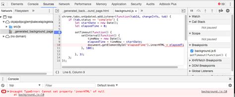 Javascript Getelementbyid Returning Null In Chrome Extension Stack
