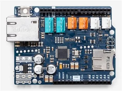 arduino ethernet bouclier 2 avec wiznet w5500 microsd kartenslot spi