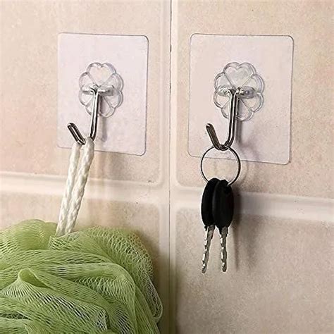 Stainless Steel Adhesive Wall Hook Sticker Number Of Hooks 1 At ₹ 4