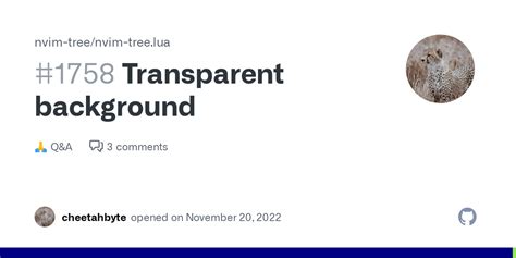 Transparent Background Nvim Tree Nvim Tree Lua Discussion 1758 GitHub