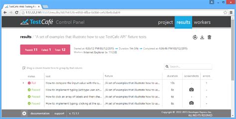 Testcafe V151 Test Results View And Usability Enhancements Coming Soon