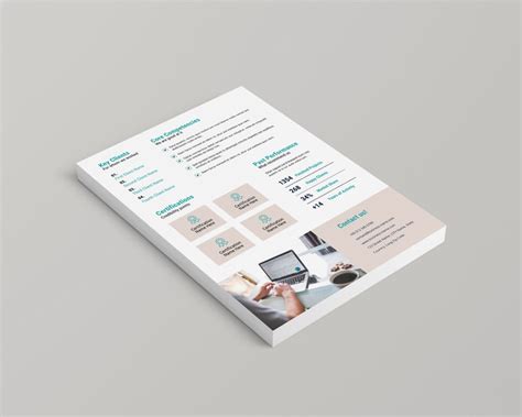 Capability Statement Template Canva Editable Flyer Business Profile