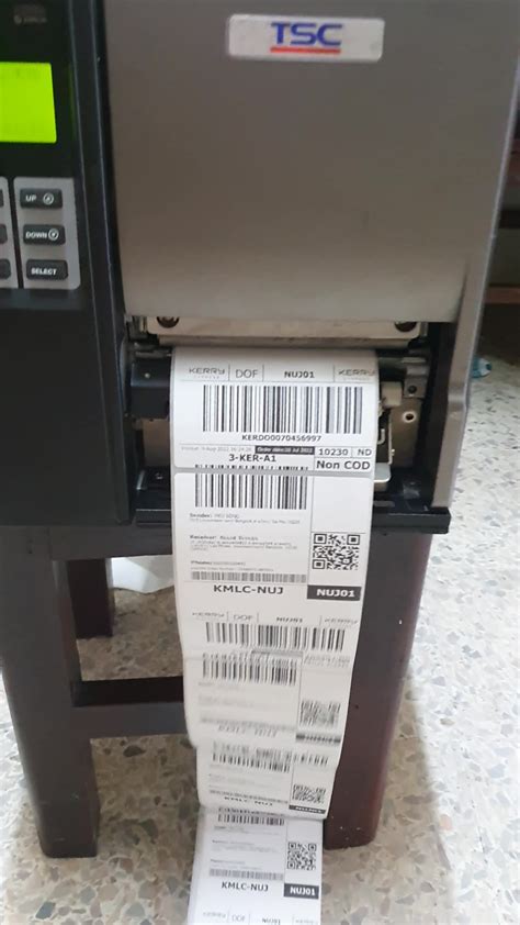 เครื่องปริ้นบาร์โค้ด Tsc ปริ้นใบส่งของ ปริ้นใบส่งของ Shopee Lazada ใบแปะฉลากสินค้า ใช้งานทนปริ้น