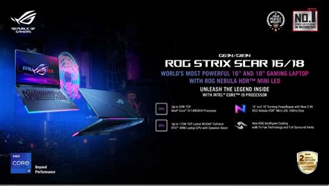 Asus Rog Strix Scar G Jyr Laptop Paling Powerful Yang Bisa Libas Semua Game Aaa