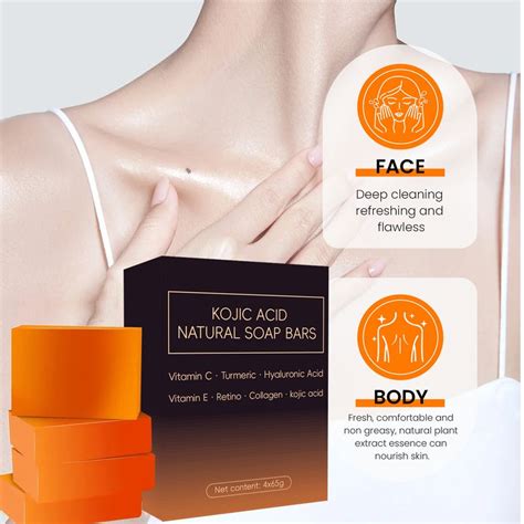 Kojic Citric Acid Papaya Handmade Turmeric Soap Bath Soap
