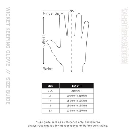 Cricket Gloves Size Chart At Evelyn Vaughn Blog