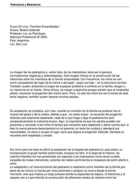 92 Padrastros Y Madrastras Pdf Familia Adultos