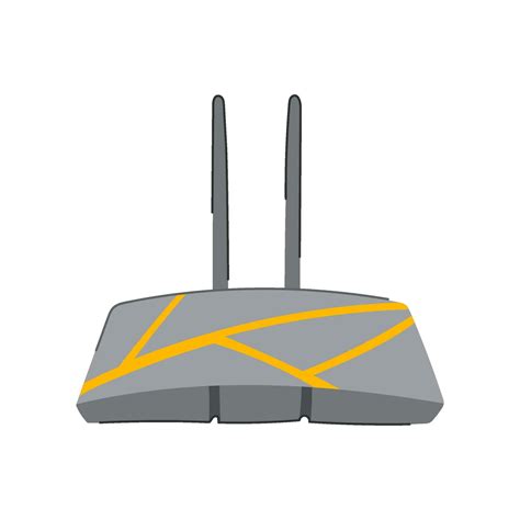Wireless Router Cartoon Vector Illustration Vector Art At Vecteezy