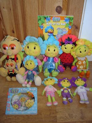 Fifi And The Flowertots Soft Toys Talking Fifi And Bumble Poppy Violet