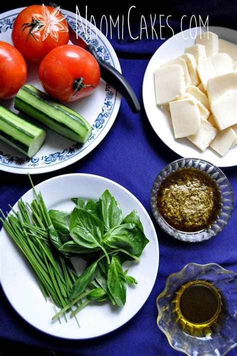 Pesto Caprese Salad Recipe Naomicakes