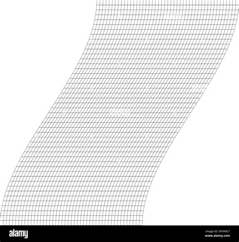 grid mesh with deform distort effect abstract vector element — stock