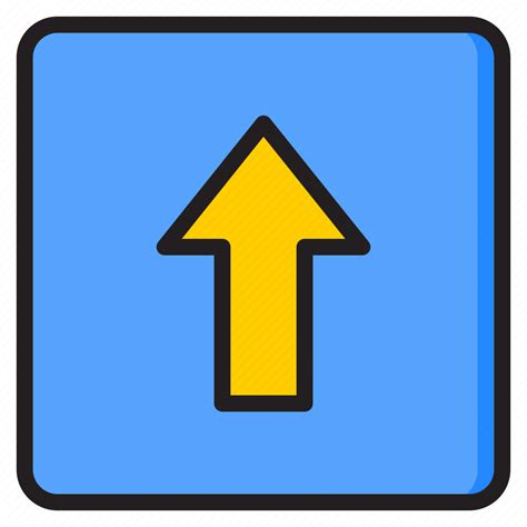 Up Arrow Direction Button Pointer Icon Download On Iconfinder