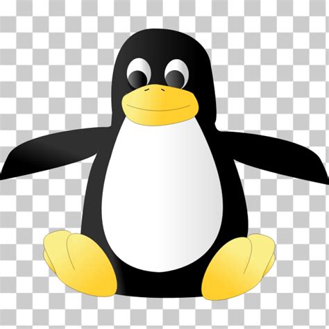 Free Svg Plush Tux Vector Image Nohat Cc