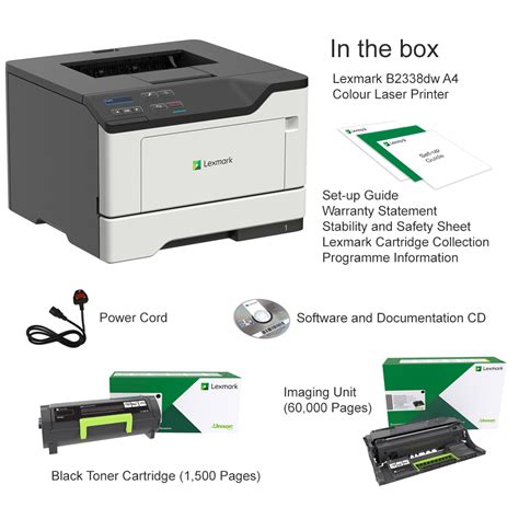 Lexmark B2338dw Printer 36sc128