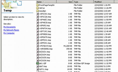 Windows Temporary Files