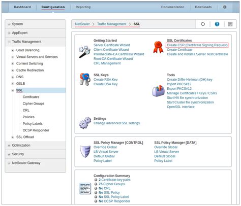 How To Generate Csr For Citrix Netscaler Vpx
