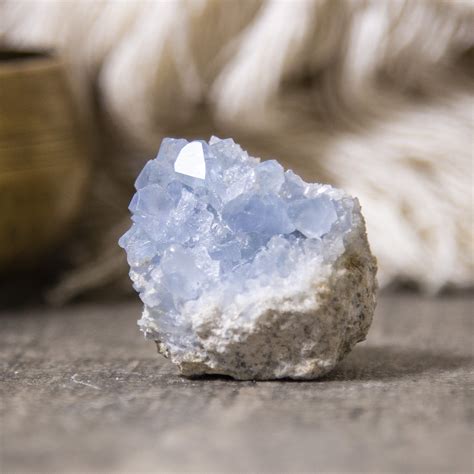 Blue Celestite Crystal Celestite Stone Celestine Crystal For