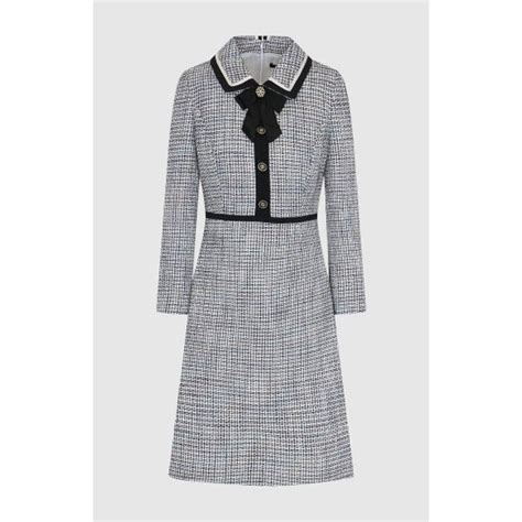 케네스레이디 E504 제이키 라인 배색 트위드 원피스 Egopnc9700 Ssg Com