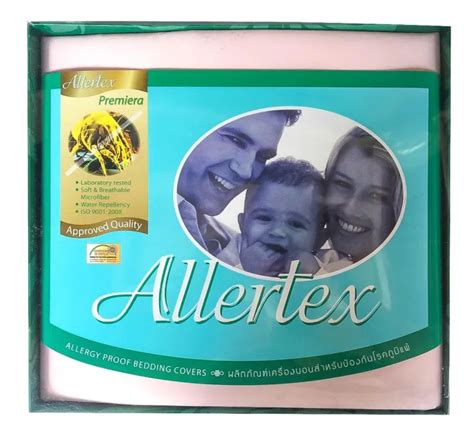 Allertex ชุดผ้าปูเตียงคู่กันไรฝุ่น 5 ฟุต 3 ชิ้น สีชมพู Th