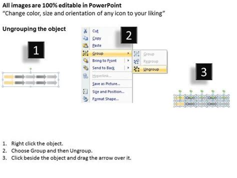 Flowchart Parallel Process Linear PowerPoint Templates Backgrounds For Slides