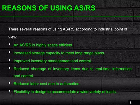automated storage and retrieval systems pptx data storage and