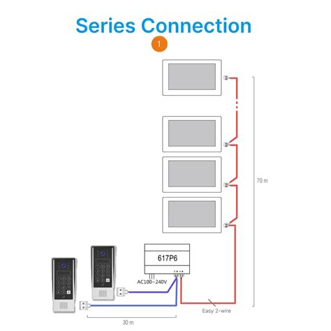 Intercom System Rl 617aid Analog Two Wires Outdoor Station For Villa Or Buildings Numeric