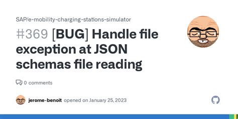 Bug Handle File Exception At Json Schemas File Reading · Issue 369 · Sape Mobility Charging