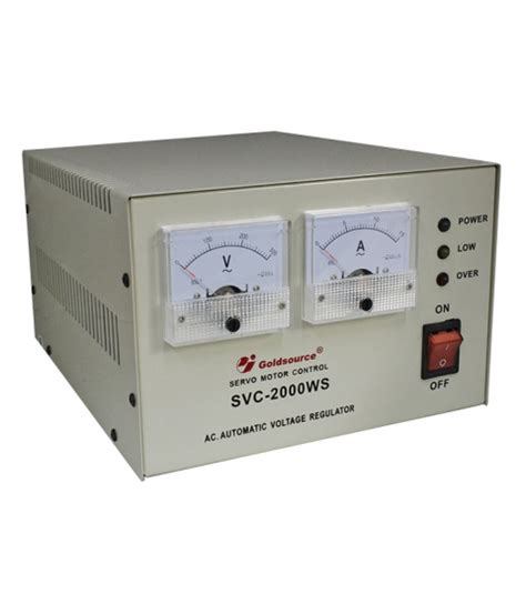 Стабилизатор на напрежение със серво мотор SVC-2000WS 20 ...