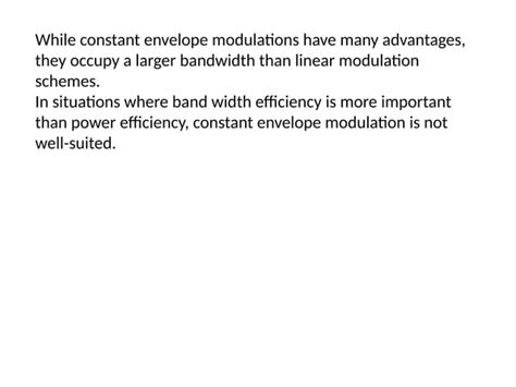Unit 3 Constant Envelope Modulation Part 2 Pptx