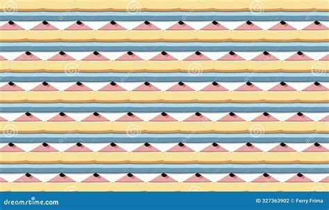Cutest Pattern Background Graphic Illustration Stock Illustration