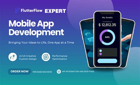 Build flutterflow app flutter app flutter flow app bubble app mobile app develop by ...