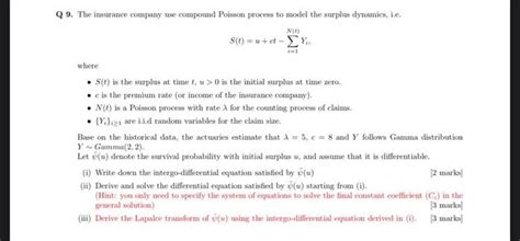 9 The Insurance Company Use Compound Poisson Process