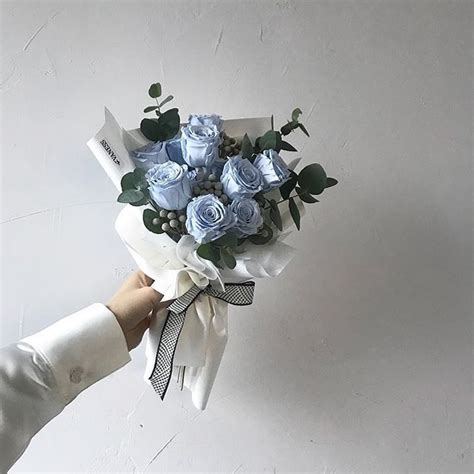 프리저브드플라워 프리저브드꽃다발 바네스꽃다발 오랫동안 볼수있는 프리저브드꽃다발 남자친구를 위한 센스만점의 꽃손님 💙 수업문의 주문예약 Lesson
