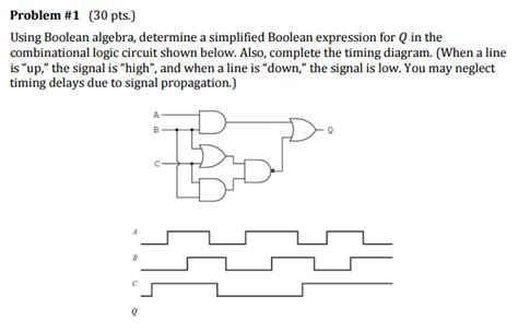 Solved Using Boolean Algebra Determine A Simplified Boolean