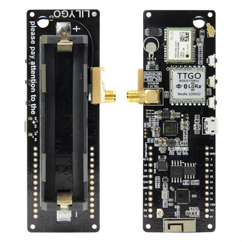 Lilygo Ttgo T Beam Lora 868mhz Neo 6m Gps Esp32 18650