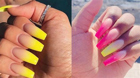 How To Do Ombre Nails Without Makeup Sponge Saubhaya Makeup