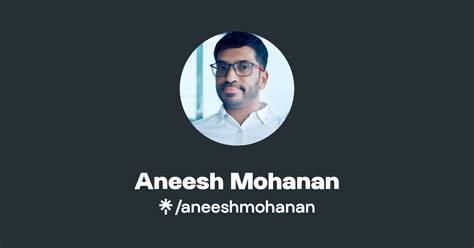 Aneesh Mohanan Linktree