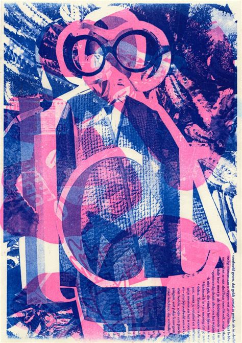 Riso Print Graphic Poster Graphic Illustration Graphic Art