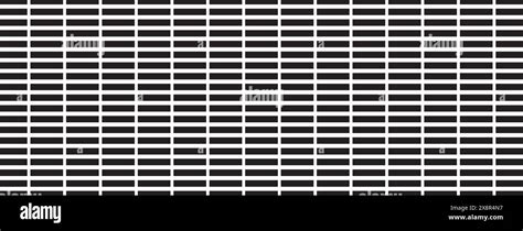 Perforated Or Surface With Rectangular Holes Repeating Black