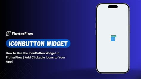 How To Use The Iconbutton Widget In Flutterflow Add Clickable Icons