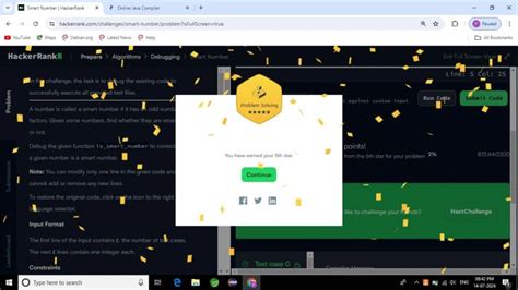 Praveen S On Linkedin Learningjourney Problemsolving Hackerrank