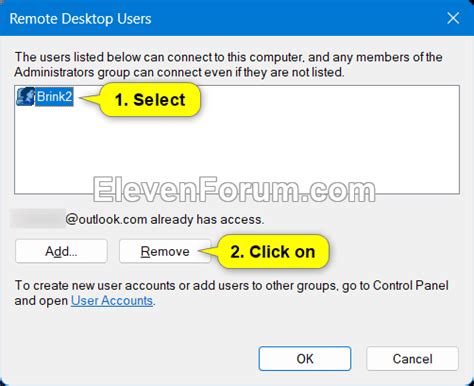 Add And Remove Remote Desktop Users In Windows 11 Windows 11 Forum