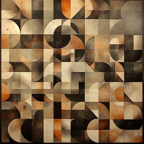 Asymmetrical Geometric Grid Pattern Stock Illustration Illustration